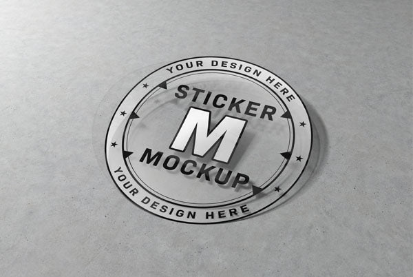 Clear Stickers – Arch 5 Design